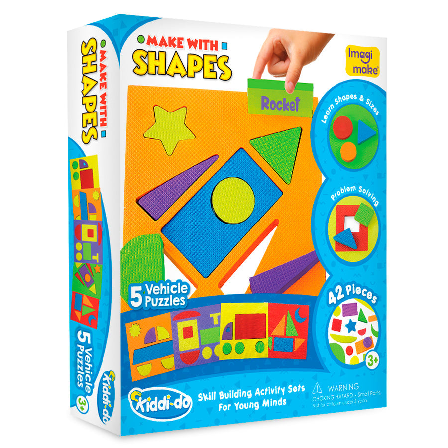 Make with Shapes - Vehicles Theme – Rudra Enterprises